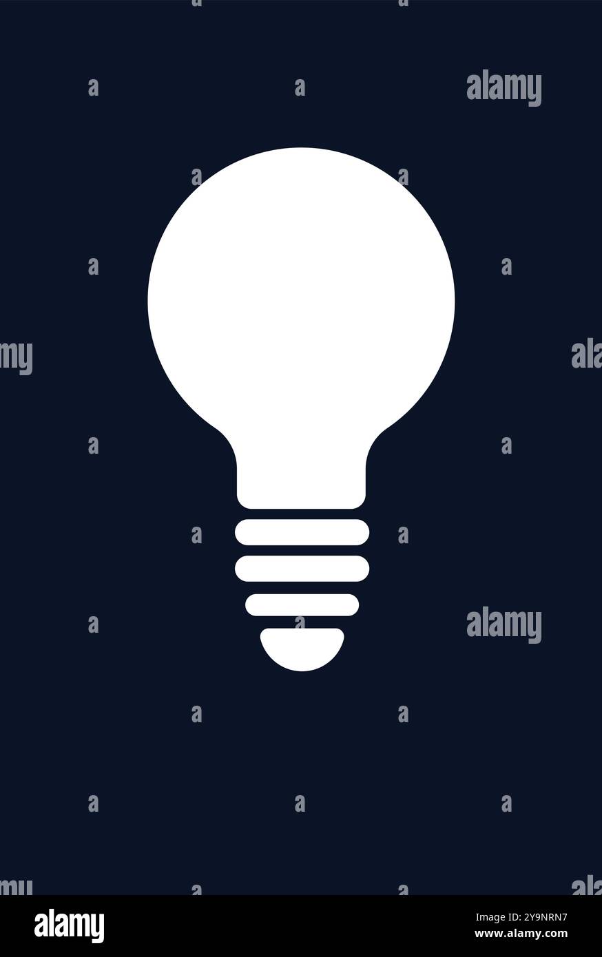 Blub Icon, blub logo, idea logo Stock Vector Image & Art - Alamy