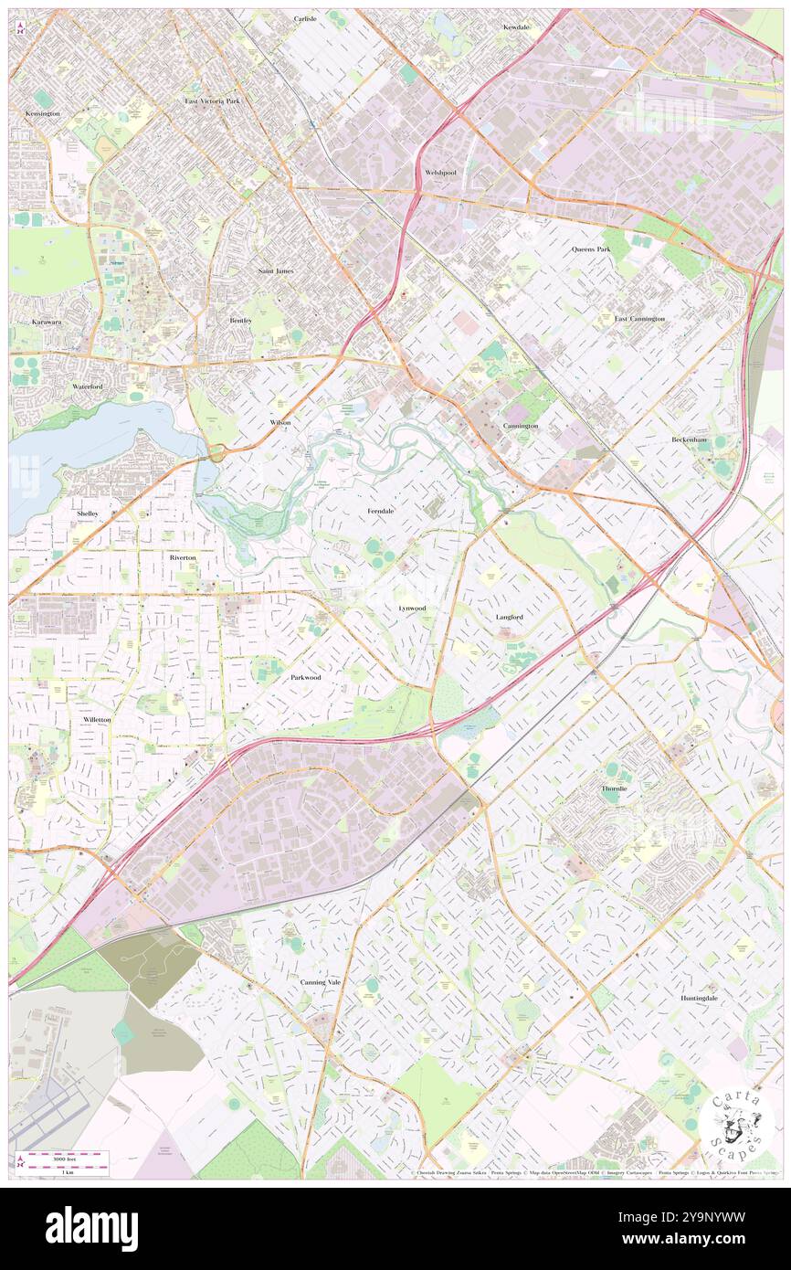 Map of purley Cut Out Stock Images & Pictures - Alamy