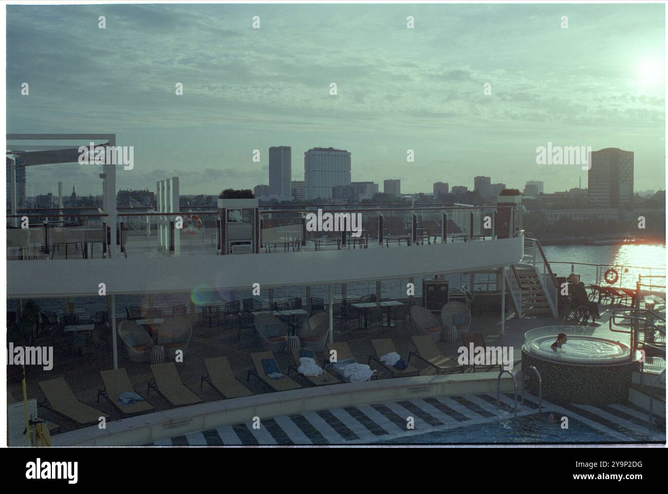 Cunard' new cruise ship the Queen Anne, photographed on Cinestill film ...