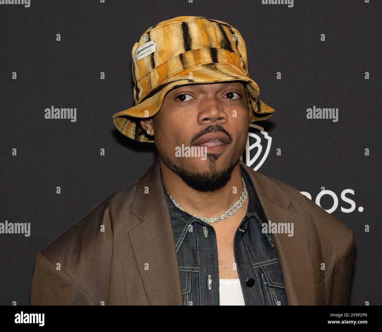 New York, USA. 10th Oct, 2024. Chance The Rapper arrives on the red ...