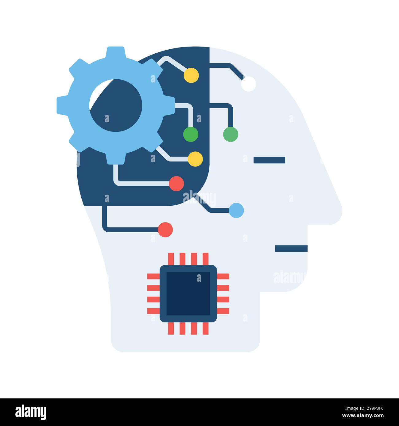 Human machine collaboration Stock Vector Images - Alamy