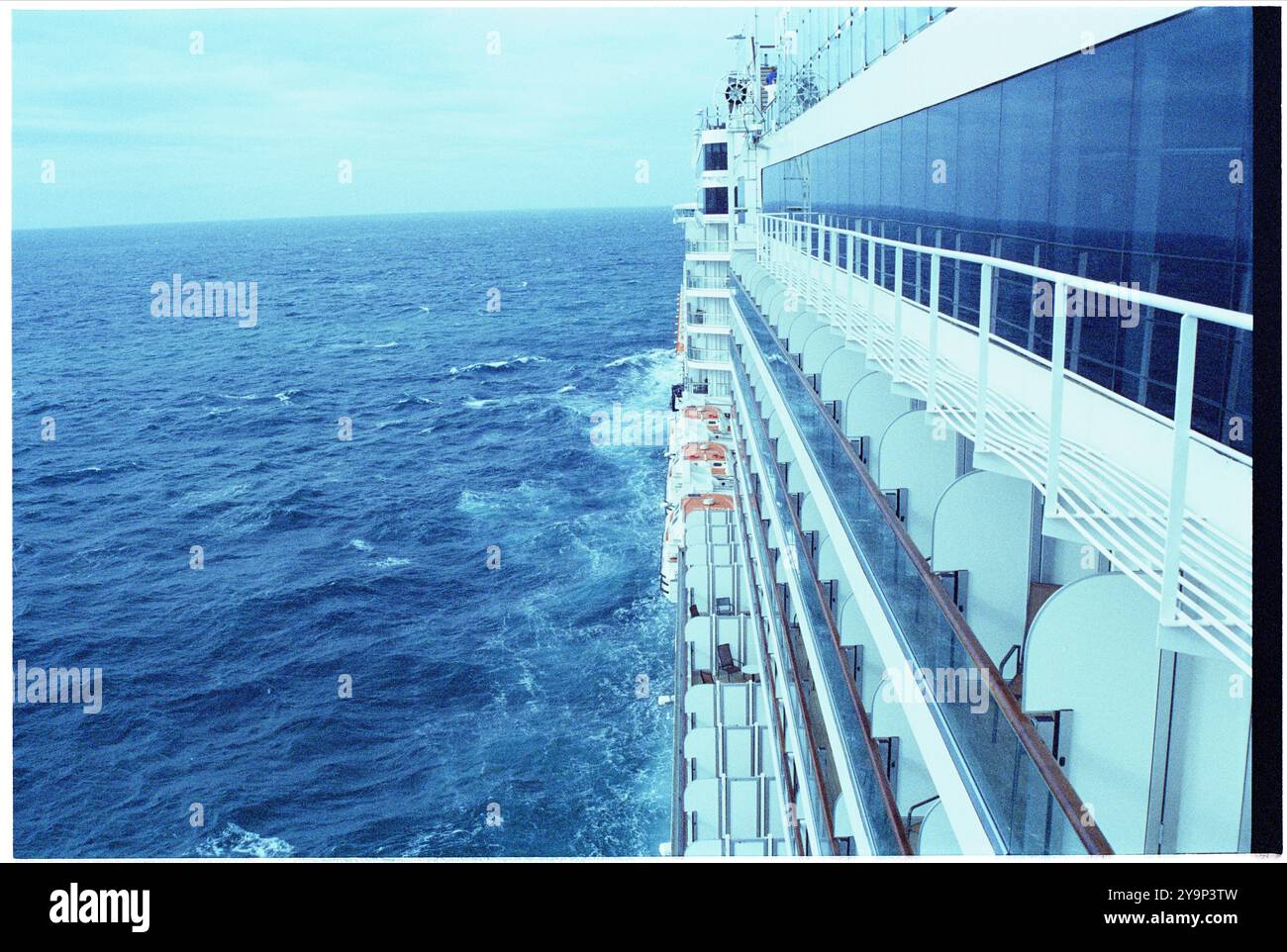 Cunard' new cruise ship the Queen Anne, photographed on Cinestill film ...