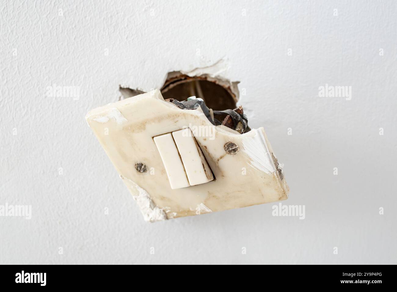 Old fashioned electric switch hi-res stock photography and images - Alamy