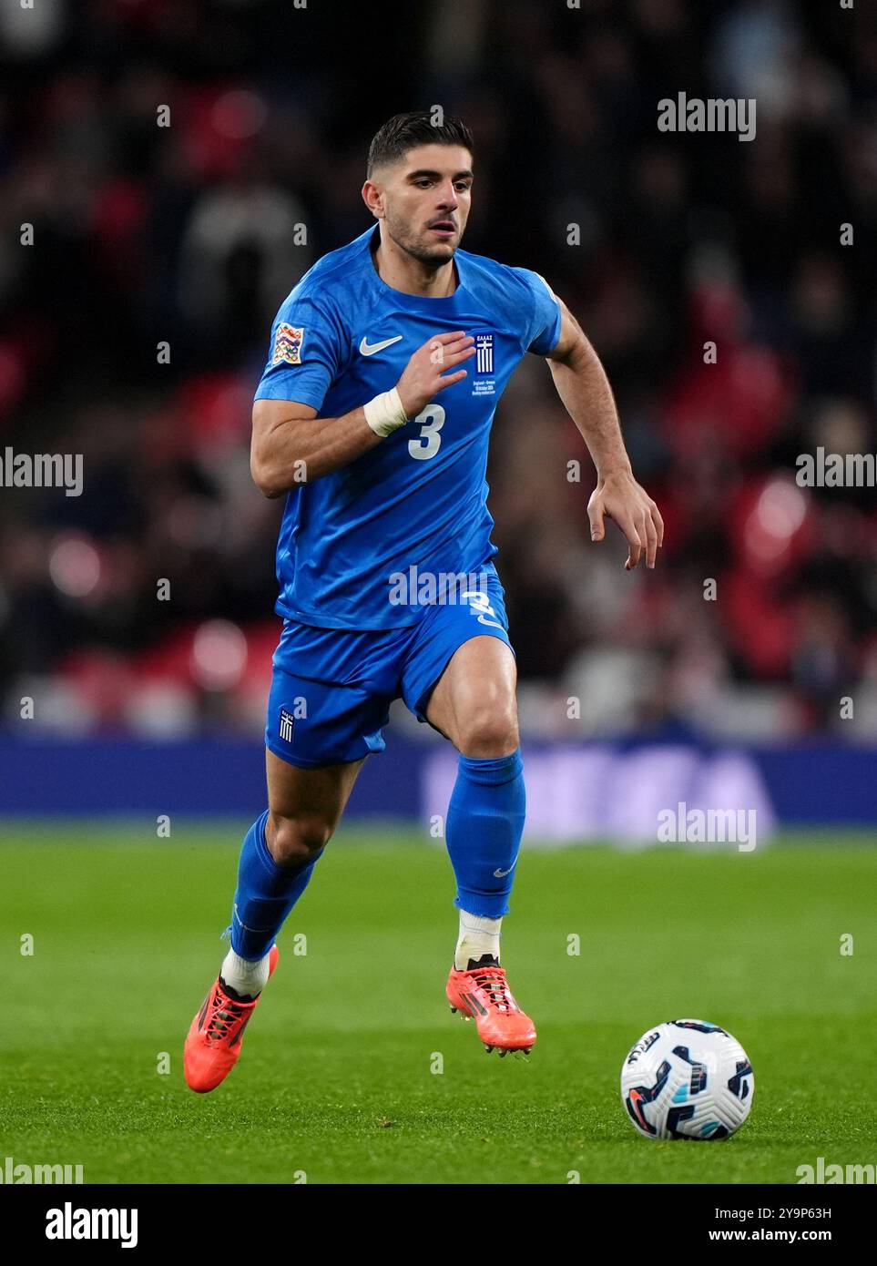 Greece's Konstantinos Koulierakis during the UEFA Nations League Group ...