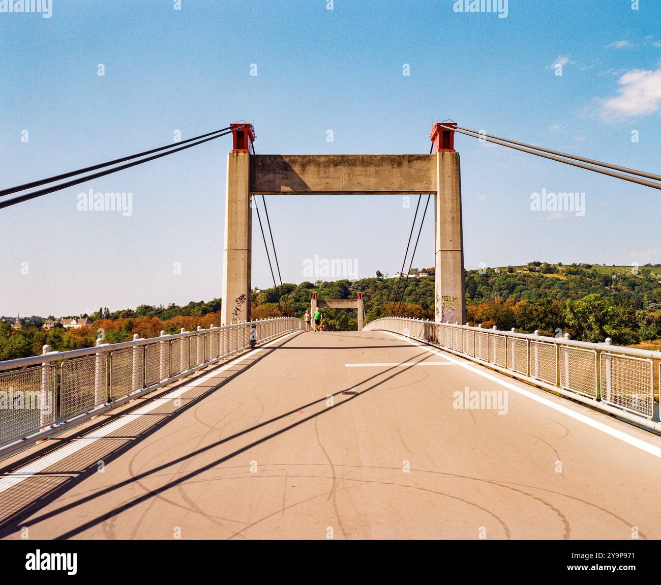 Jedleseer Bridge, Over the New Danube, Vienna, Austria Stock Photo - Alamy