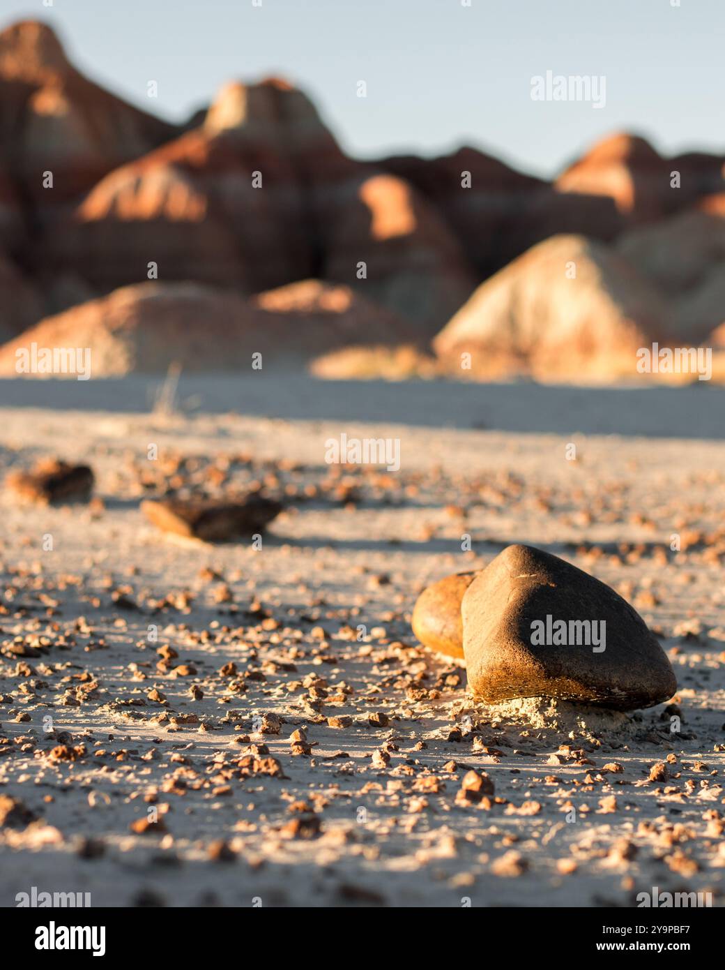 Closeup rocky ground badlands hi-res stock photography and images - Alamy