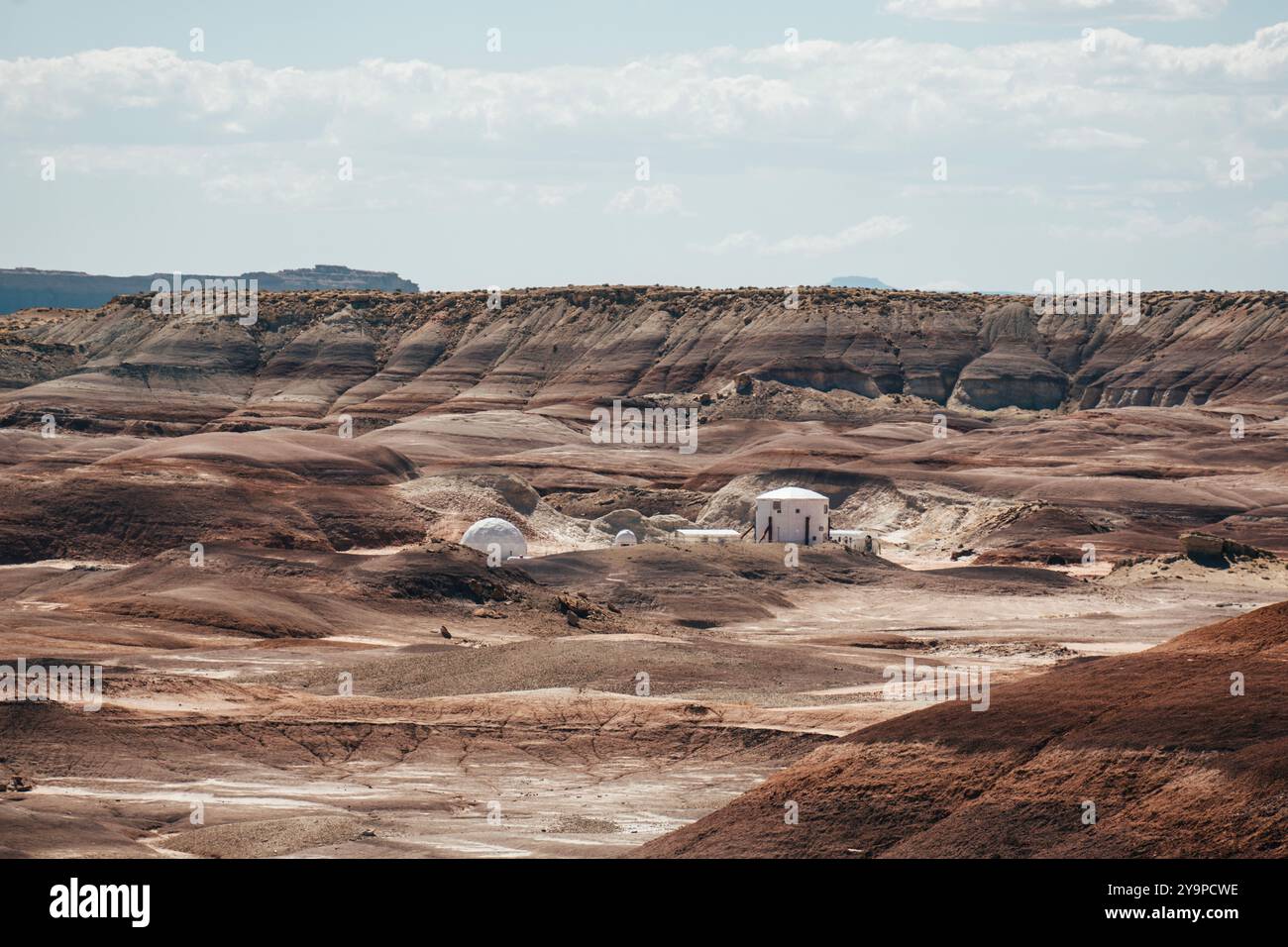 Mars Desert Research Station From Far Away Stock Photo - Alamy