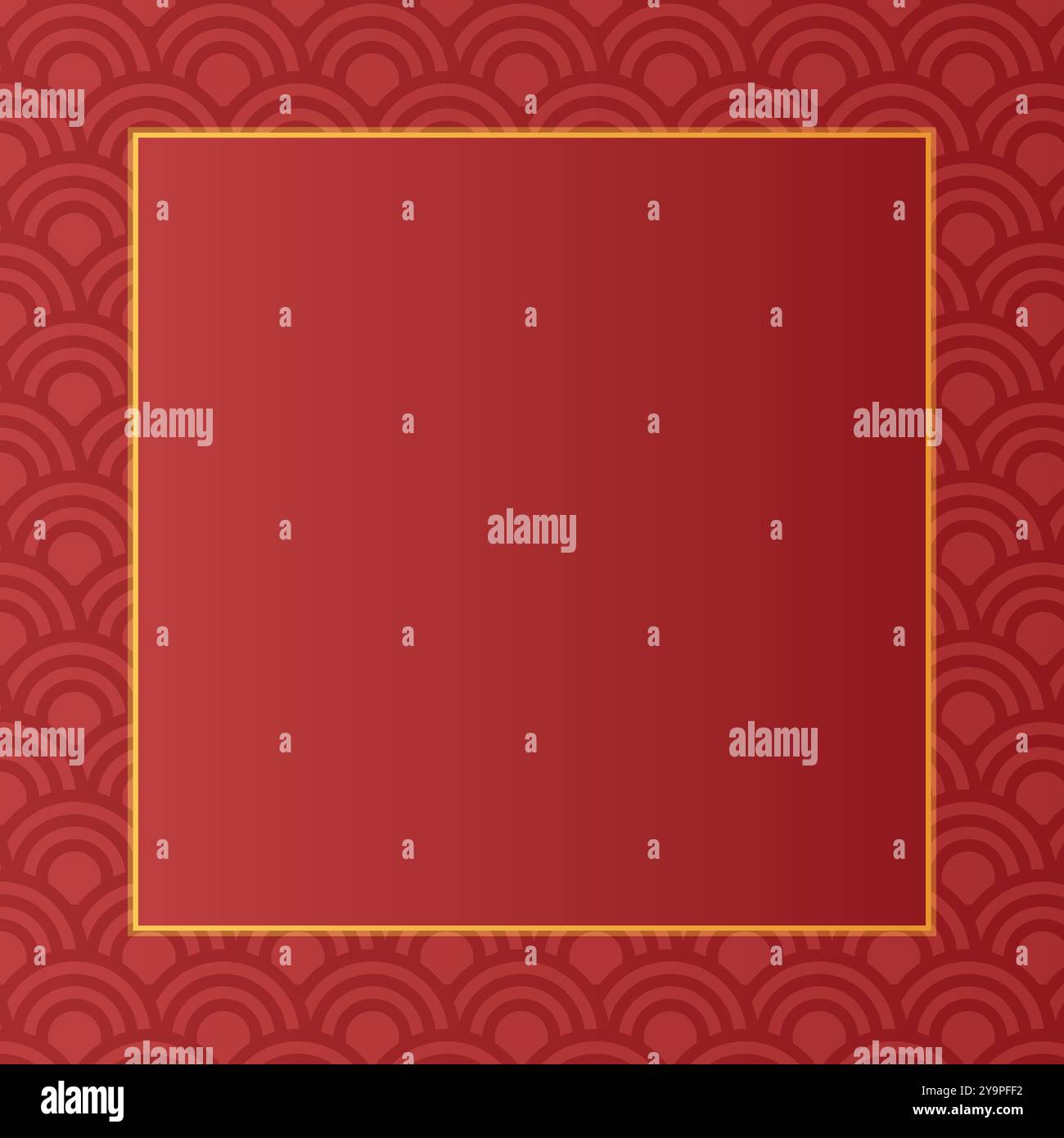 Chinese red border design hi-res stock photography and images - Alamy