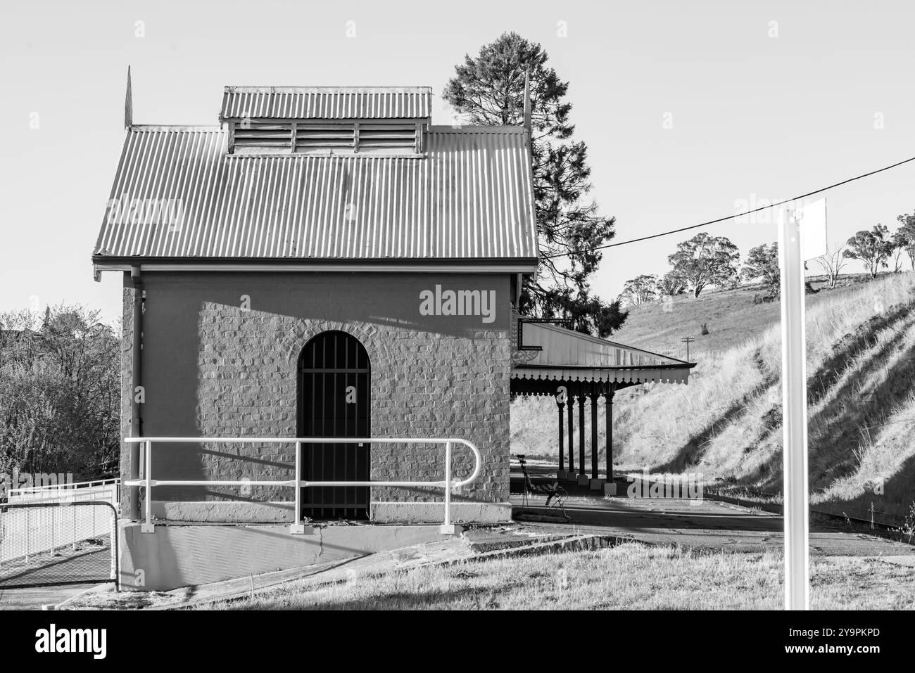 The 1888 heritage listed Carcoar Raillway Station is a standard Type 4 ...
