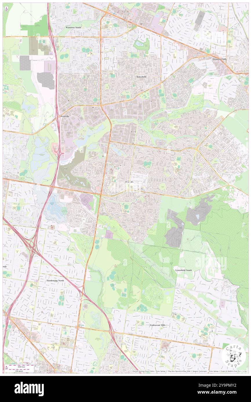 Rowville, Knox, AU, Australia, Victoria, S 37 55' 59'', N 145 13' 59 ...
