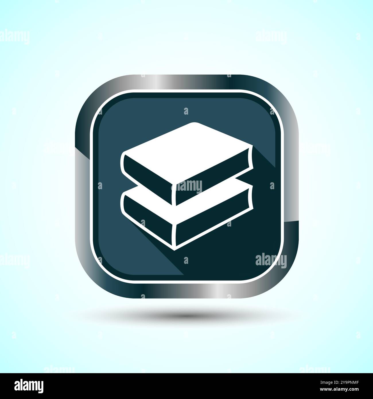 Book Icon Design Illustration, Book Icon For Apps and Websites, Button ...