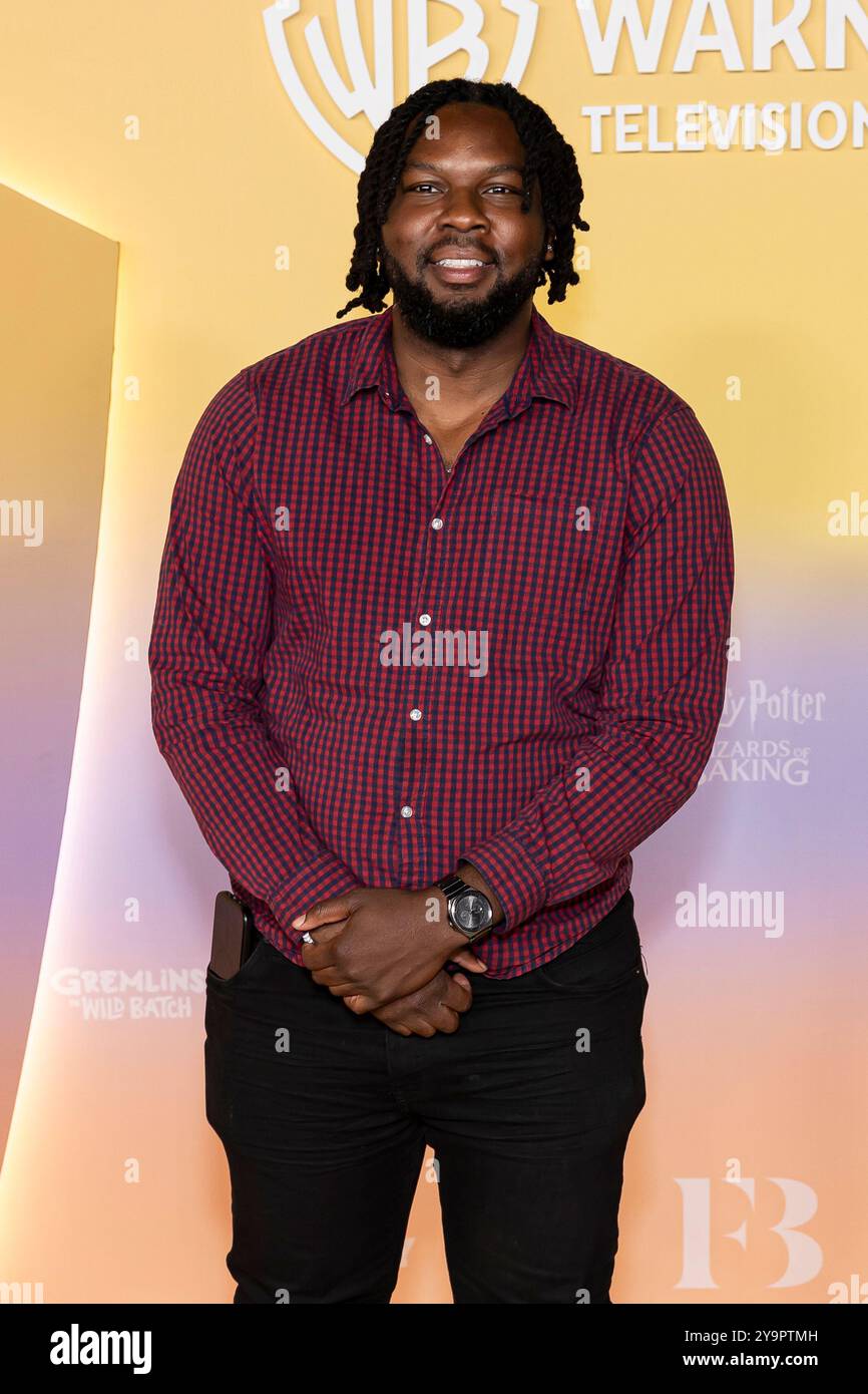Los Angeles, USA. 10th Oct, 2024. Kofi Mompi attends the arrivals of Warner Bros. Television ...