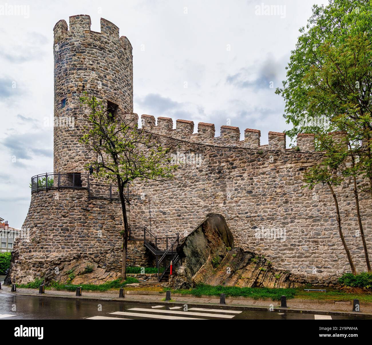 Anadolu Hisari, aka the Anatolian Castle, a 13th century medieval ...