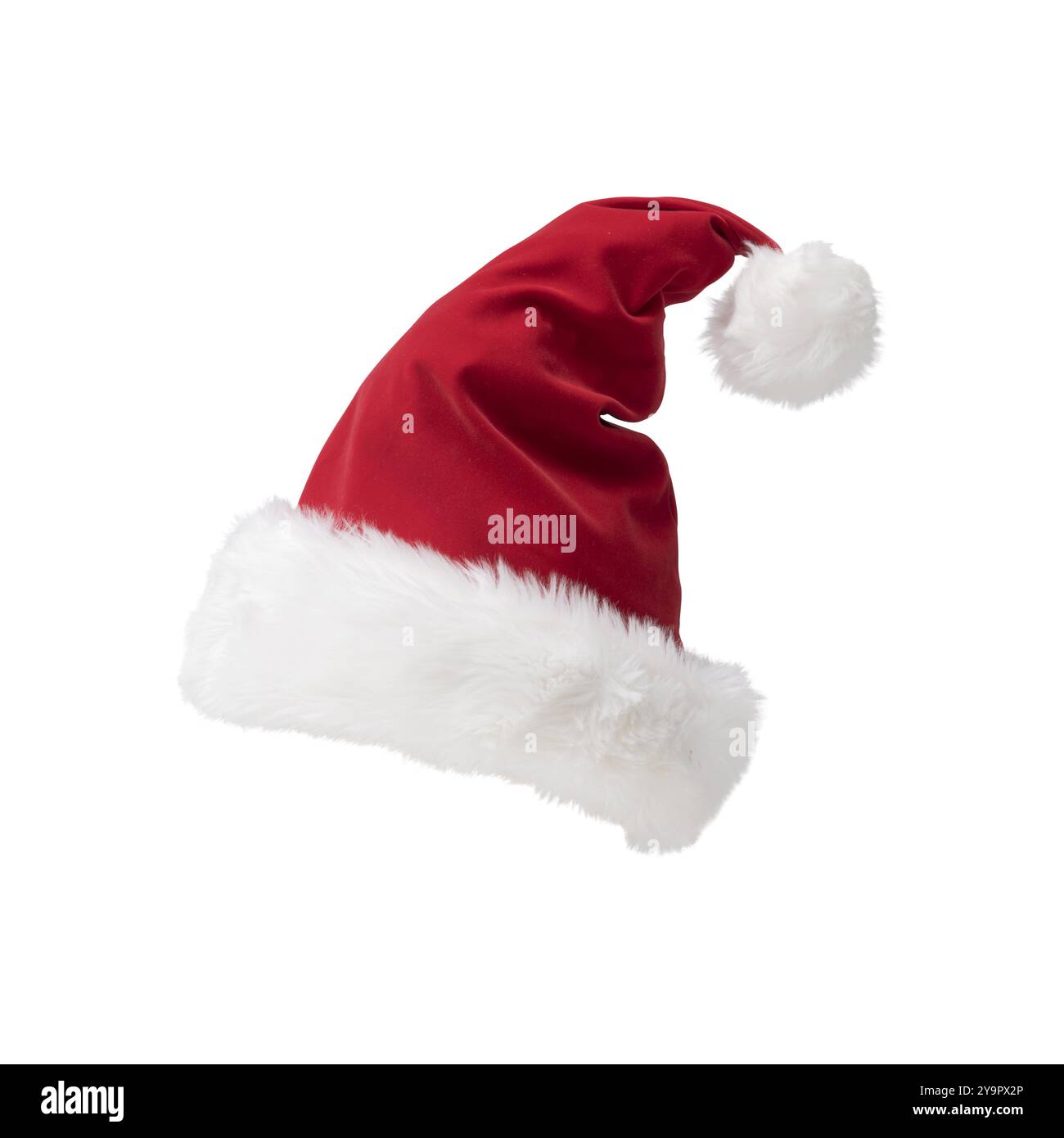 Red Santa's hat isolated on white background, Christmas and holidays ...
