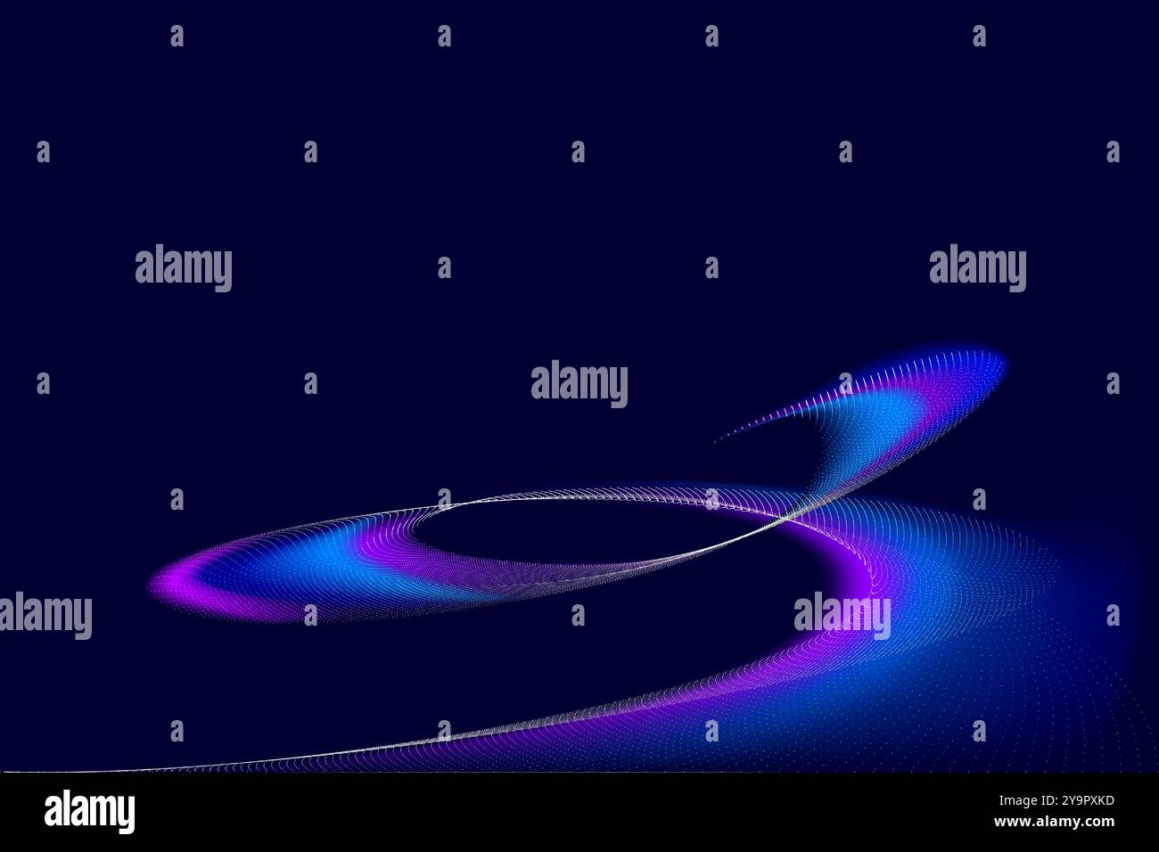 Vector illustration. Neon pink and purple connections form network of ...