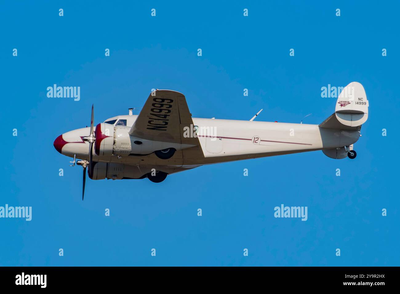 Lockheed Model 12 Electra at Sanicole Air Show 2024 in Hechtel-Eksel ...