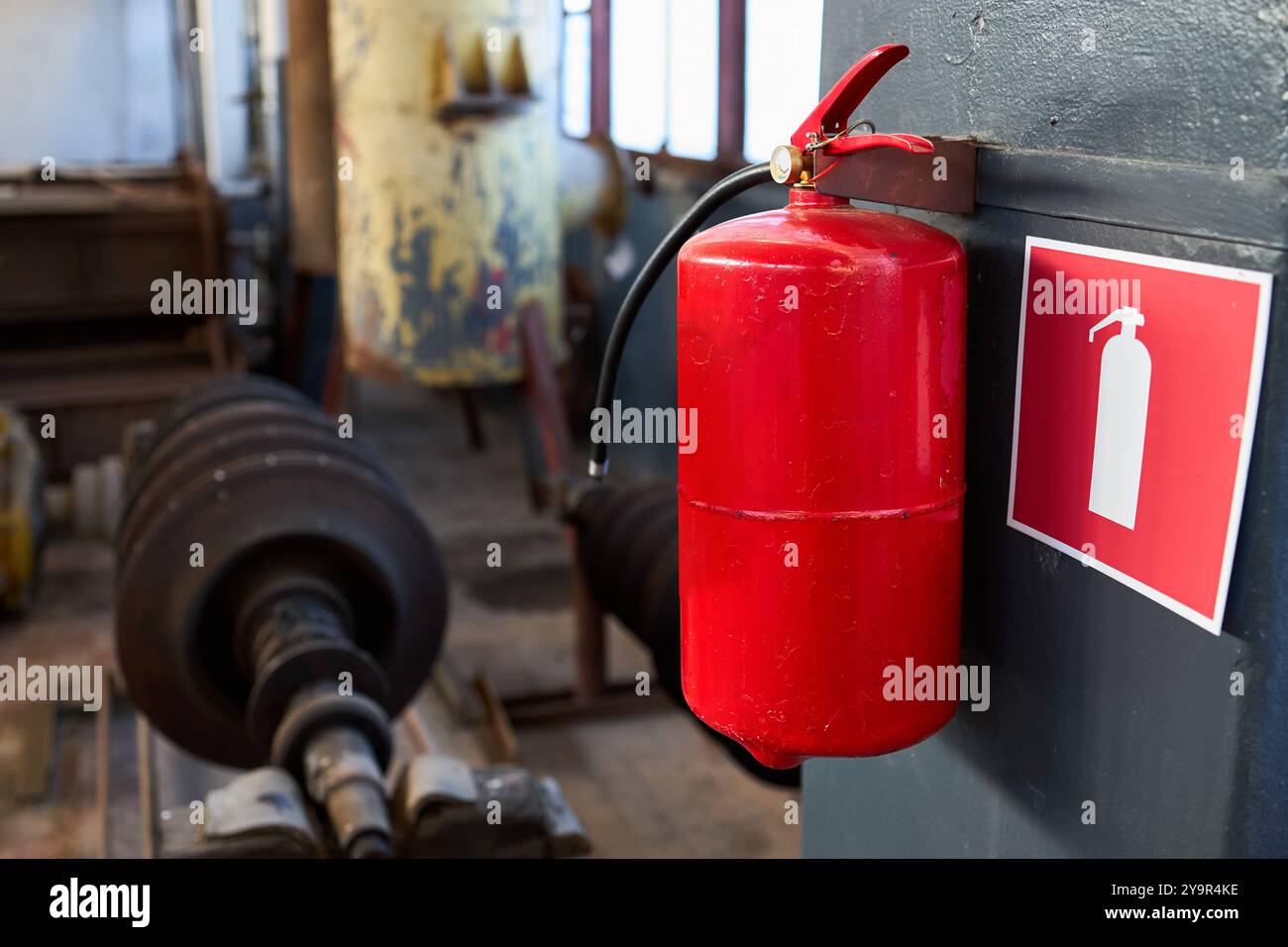 Fire extinguisher equipment in factory for fire protection system ...