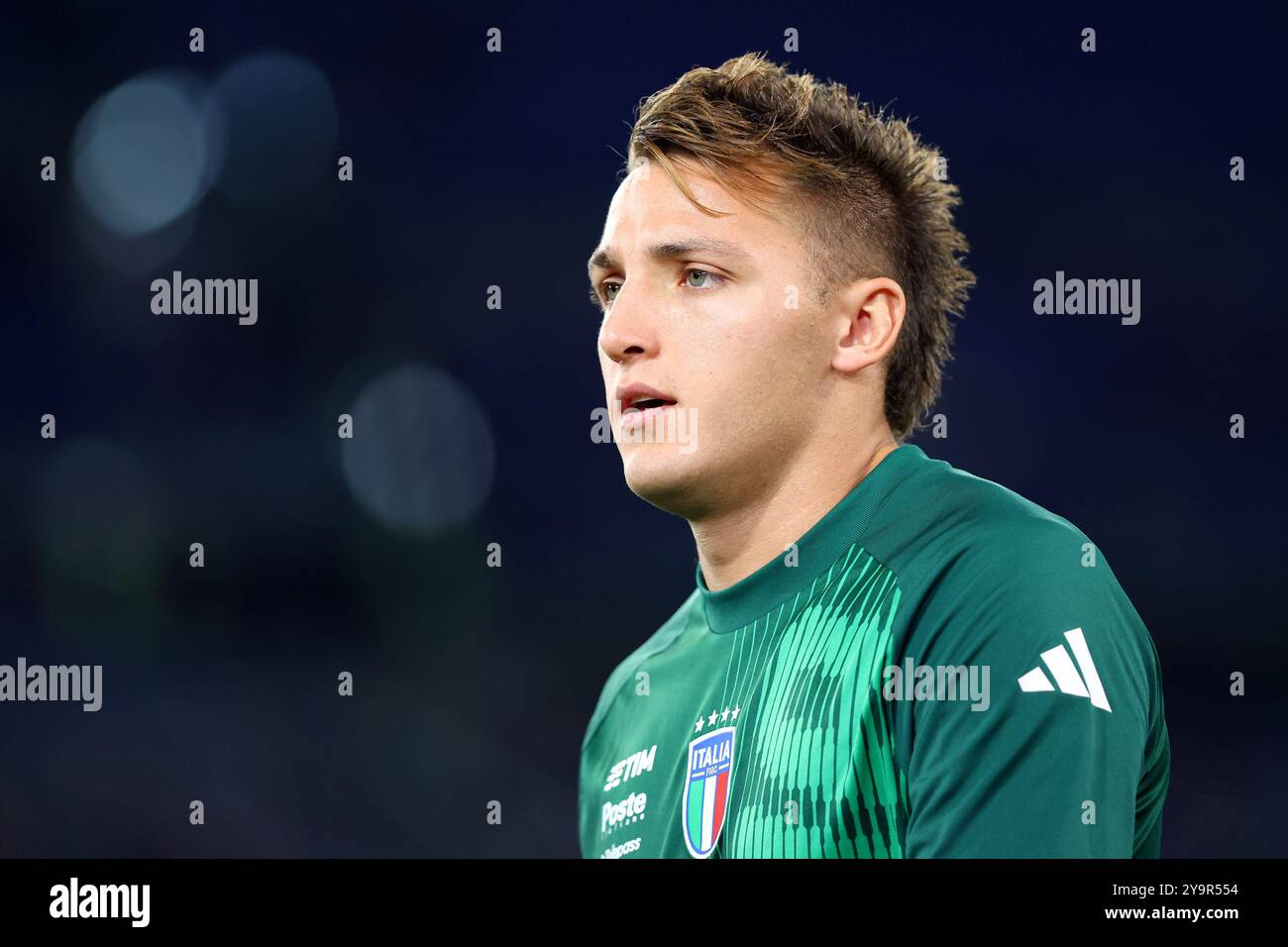 Rome, Italy. 10th Oct, 2024. Mateo Retegui of Italy looks on during the ...
