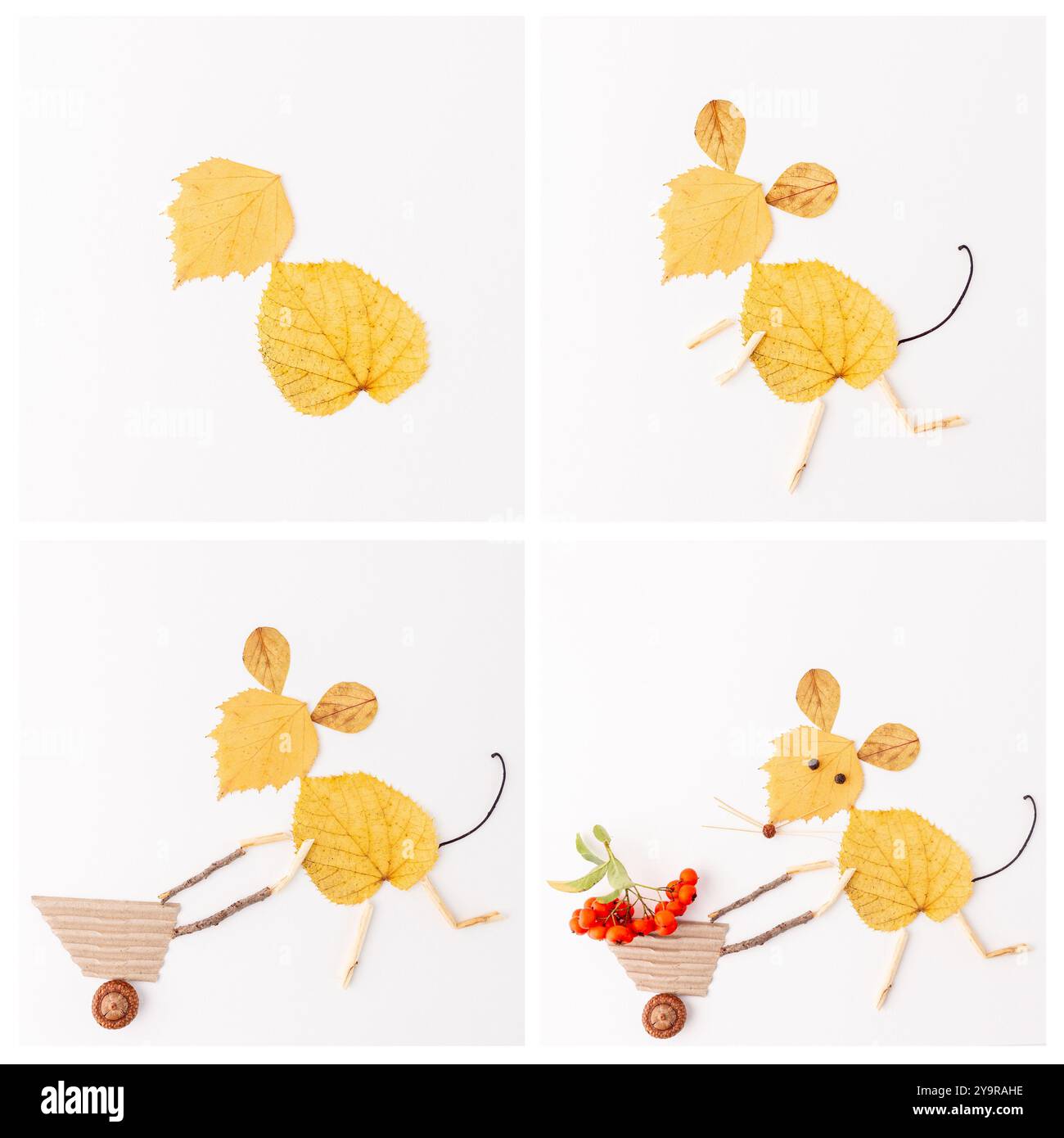 Flat lay composition handmade Cut Out Stock Images & Pictures - Alamy