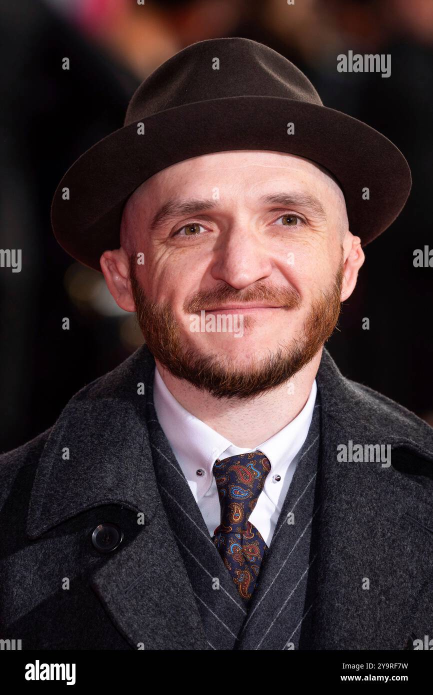 Leigh Gill poses for photographers upon arrival at the premiere for the film 'Blitz' and the ...