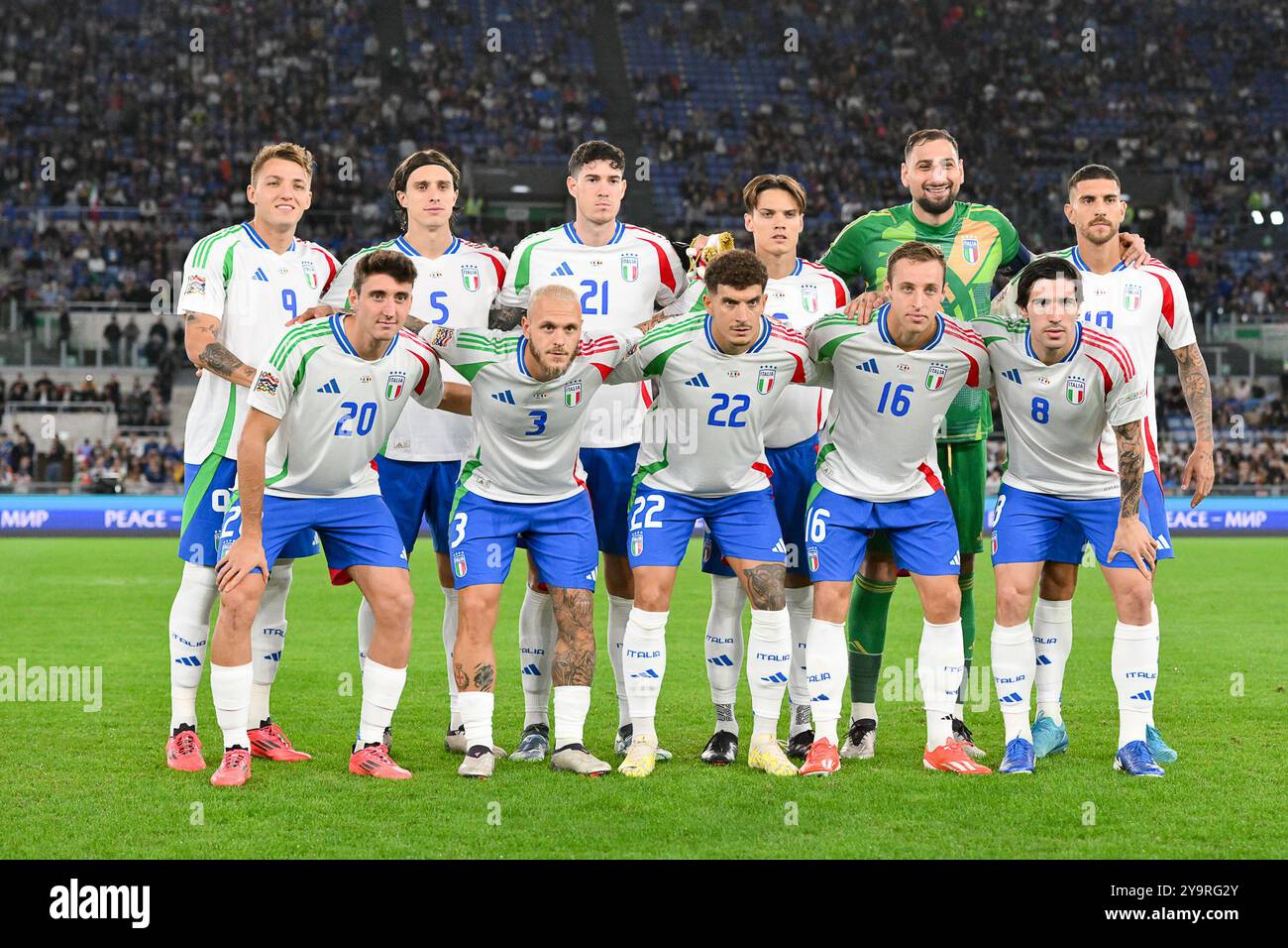 10th Oct 2024, Stadio Olimpico, Roma, Italy; Uefa Nations League ...