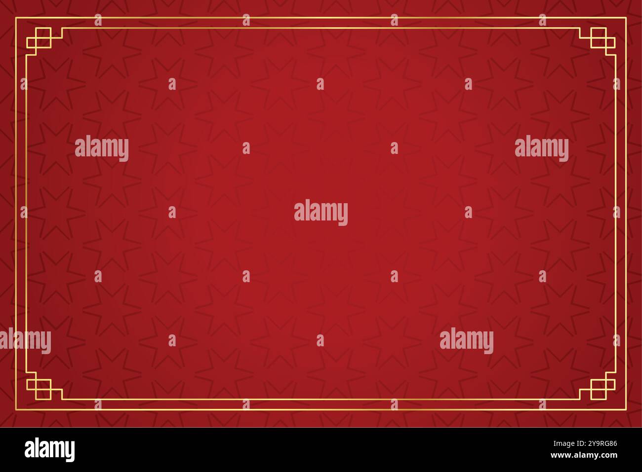 traditional chinese red background with image and text space vector ...