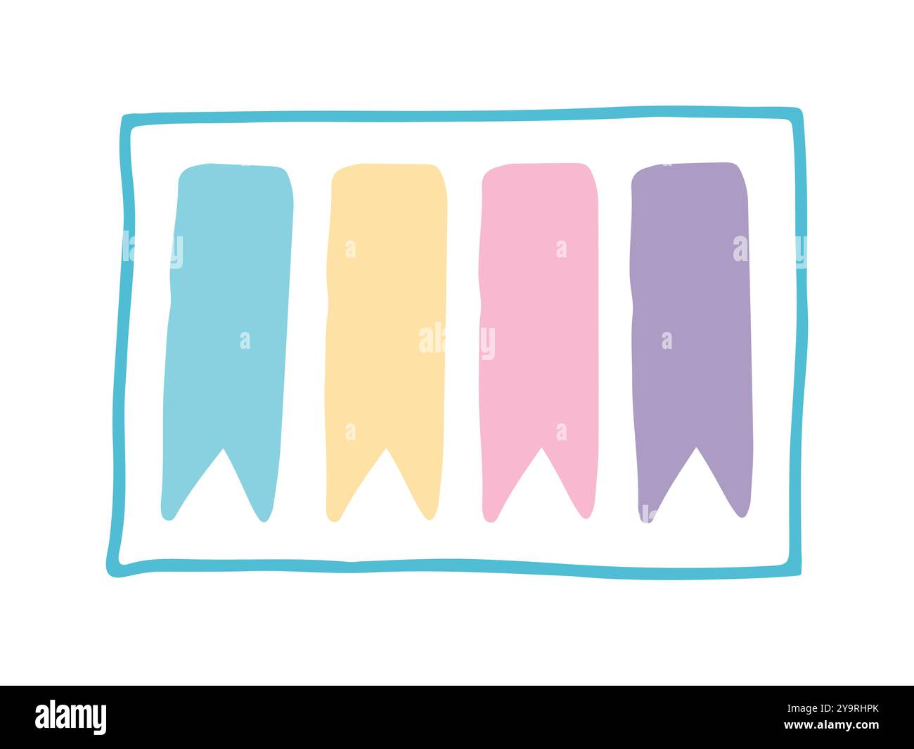 Sticky tabs Stock Vector Images - Alamy