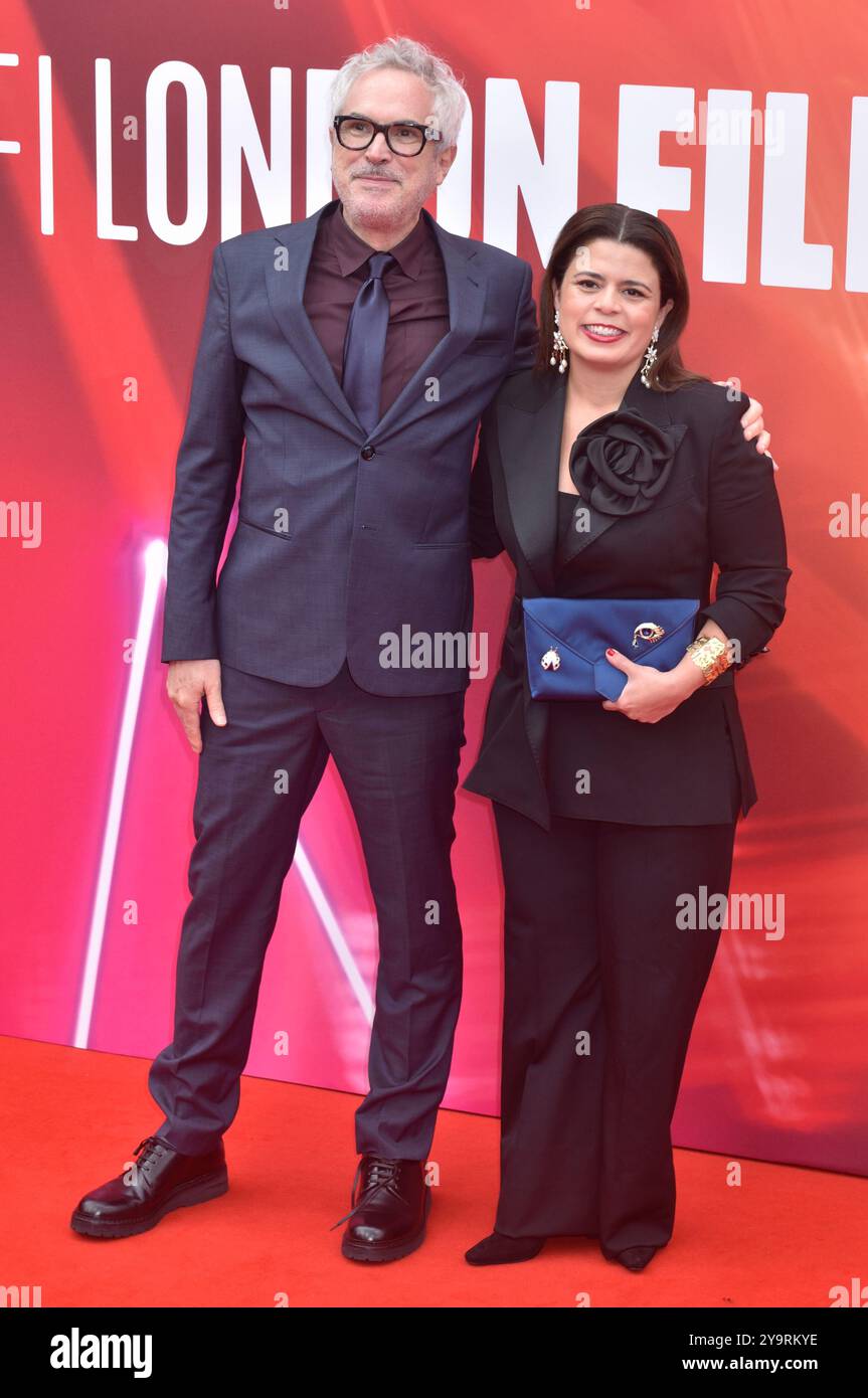 10 Oct 2024. London UK. Alfonso Cuaron & Gabriela Rodriguez at ...