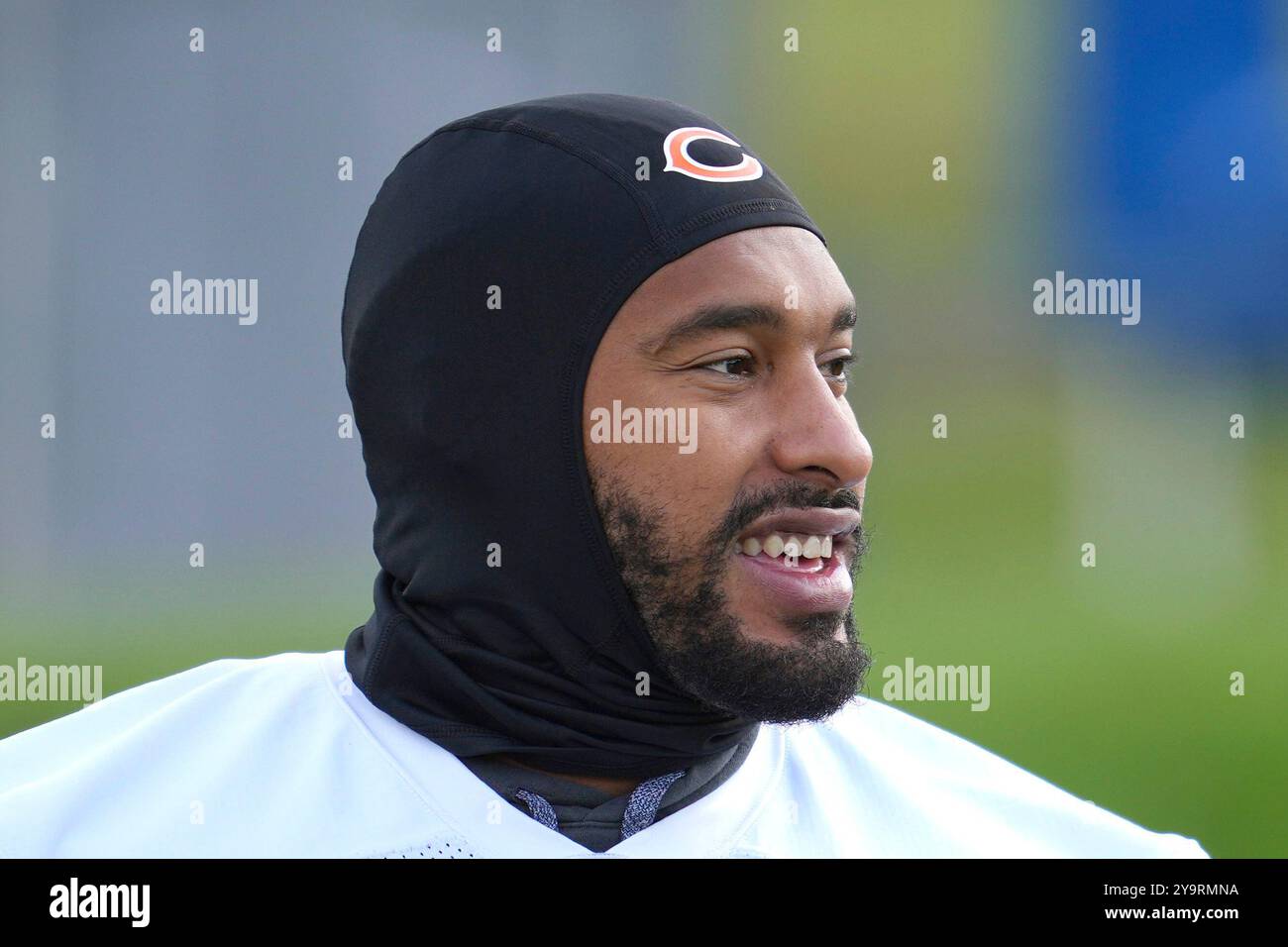 Chicago Bears defensive end Montez Sweat (98), participates in a NFL ...