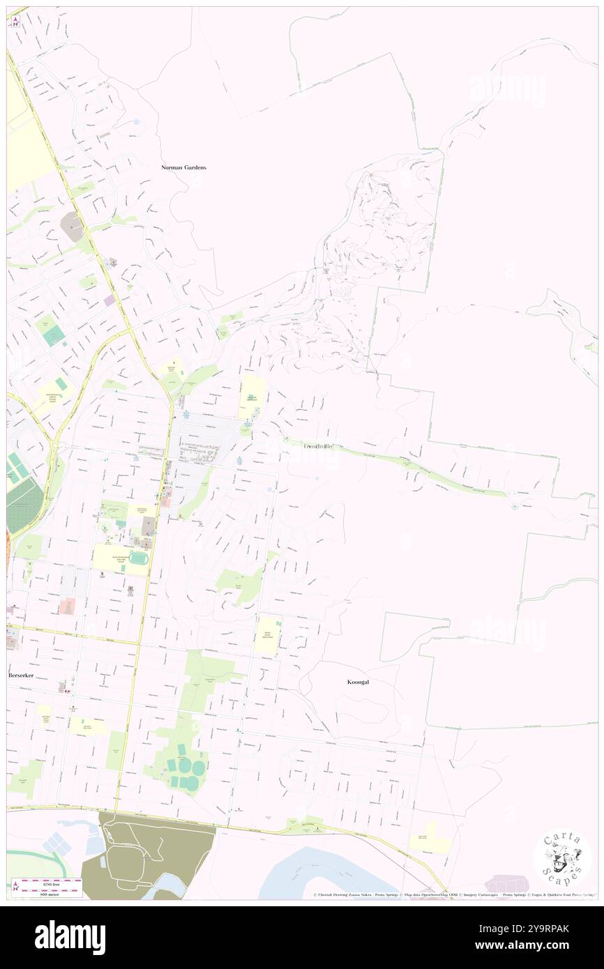 Frenchville, Rockhampton, AU, Australia, Queensland, S 23 20' 51'', N ...