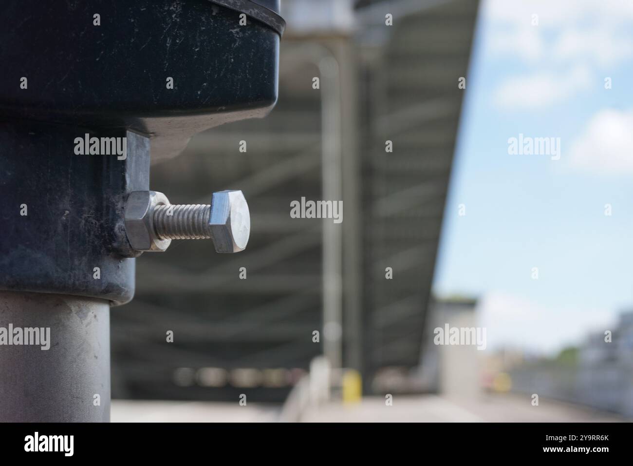 Close-up of an iron bolt outdoors Stock Photo - Alamy