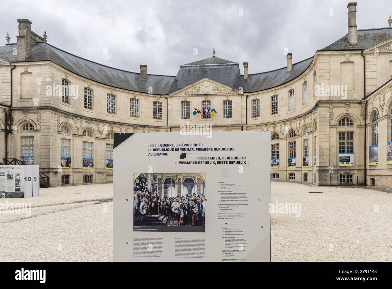 Verdun, France - April 28, 2024: Facade and entrance of World Peace ...