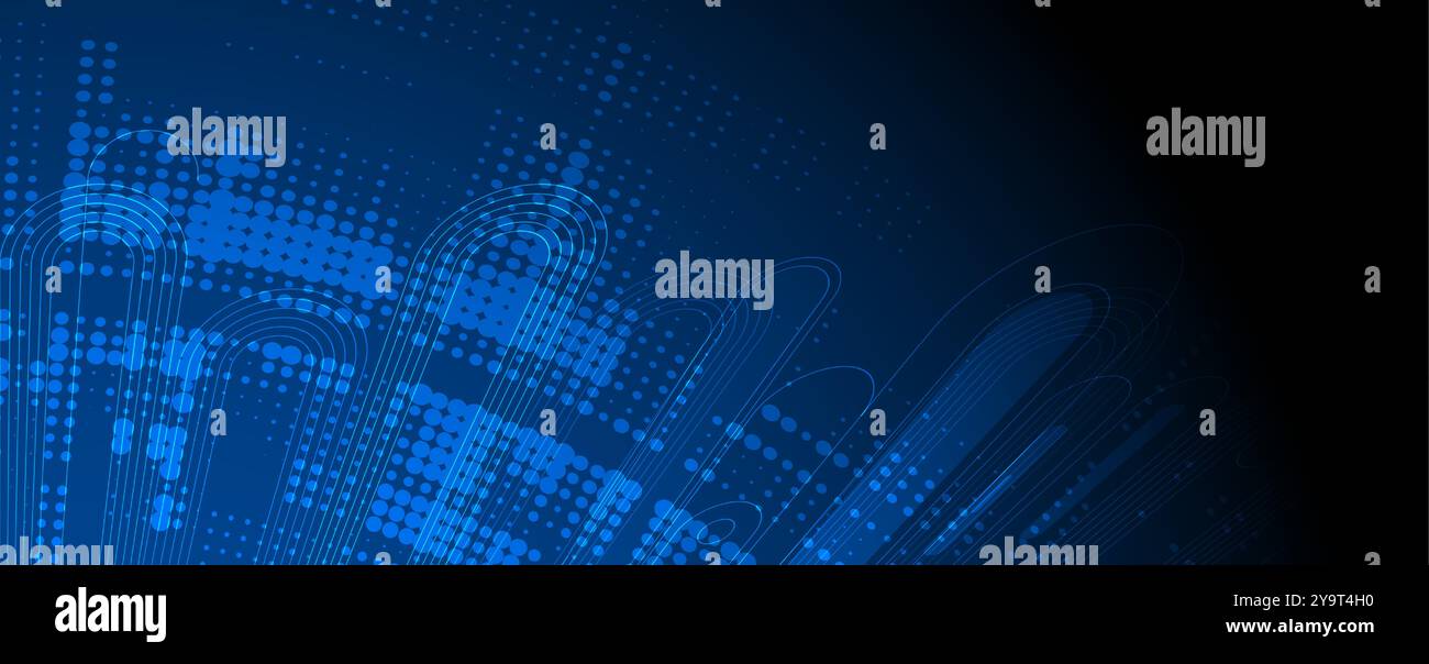 Abstract Computer technology background. network visual connection ...