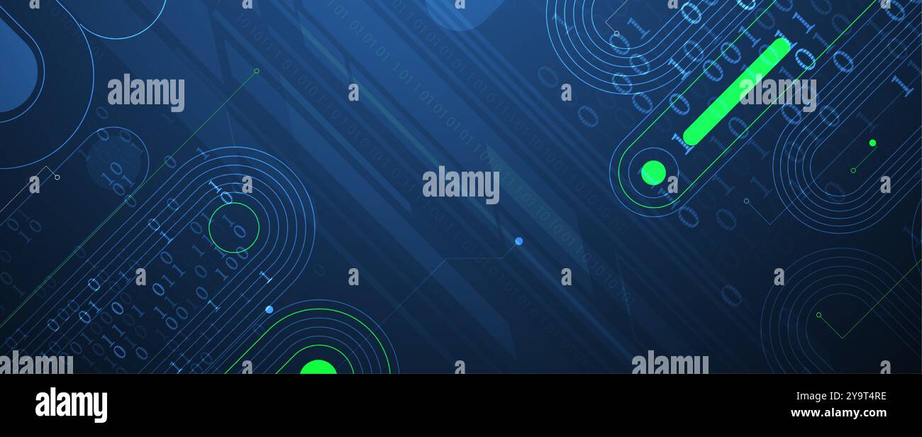 Abstract Computer technology background. network visual connection ...