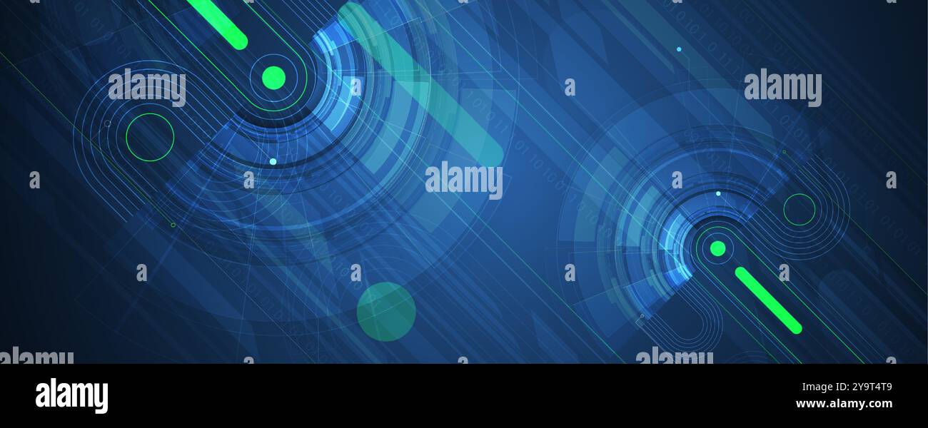 Abstract Computer technology background. network visual connection ...