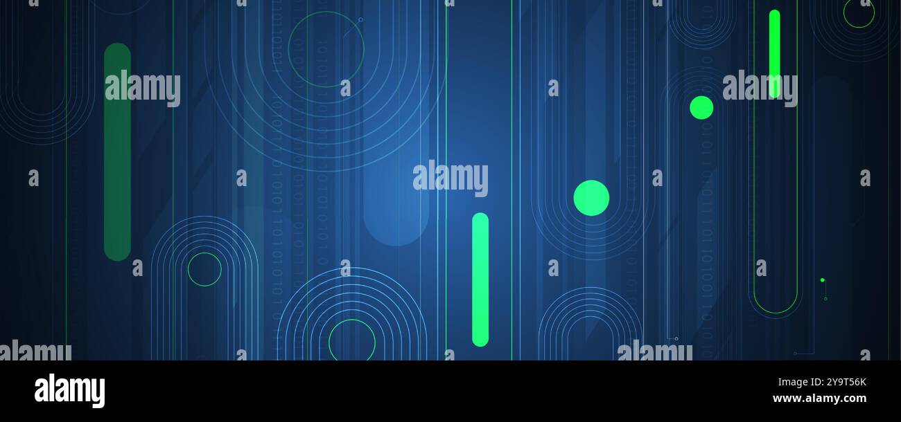 Abstract Computer technology background. network visual connection ...