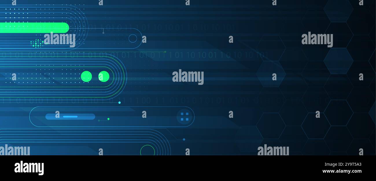 Abstract Computer technology background. network visual connection ...