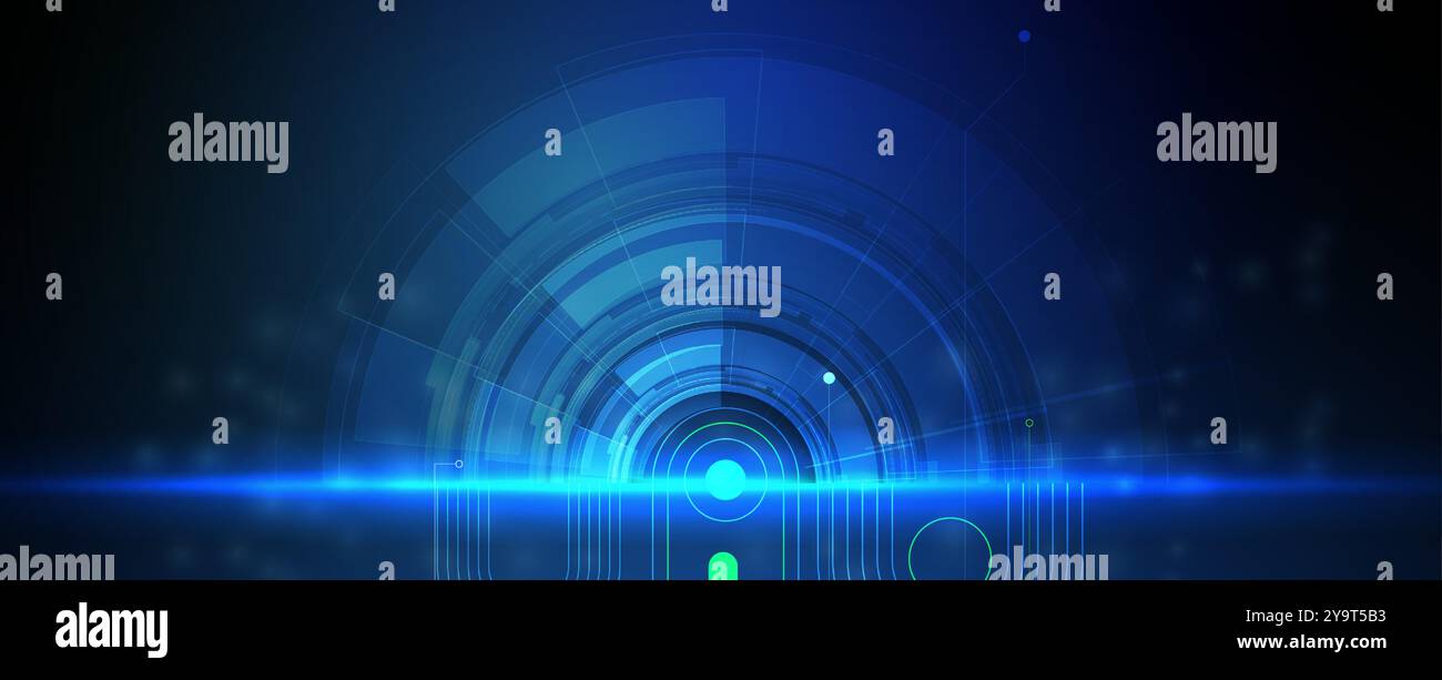 Abstract Computer technology background. network visual connection ...