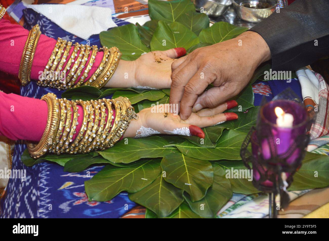 "Mappacci" the traditional wedding ceremony of the bugisnese Indonesian ...