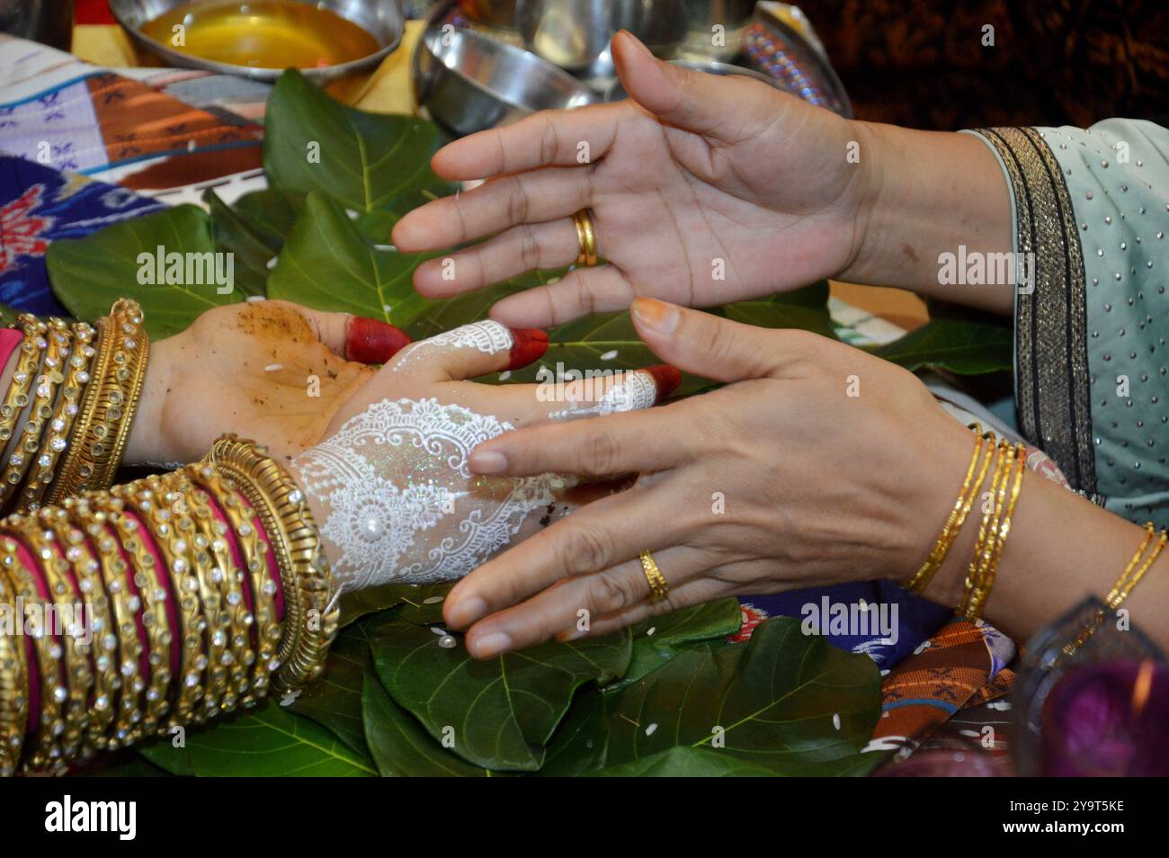 "Mappacci" the traditional wedding ceremony of the bugisnese Indonesian ...