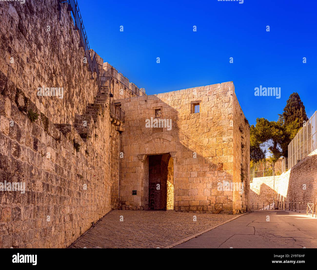 Zion gate in the old city of Jerusalem, Israel, Middle East Stock Photo - Alamy