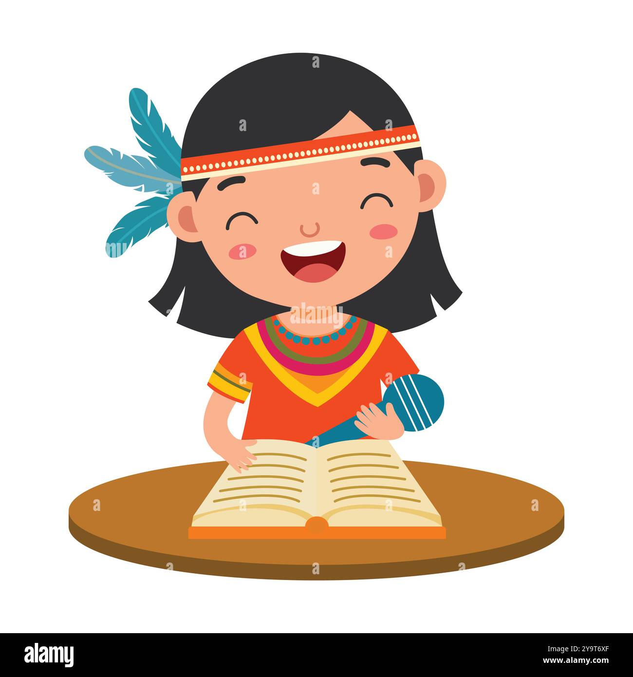 Boy guitar cartoon illustration hi-res stock photography and images - Alamy