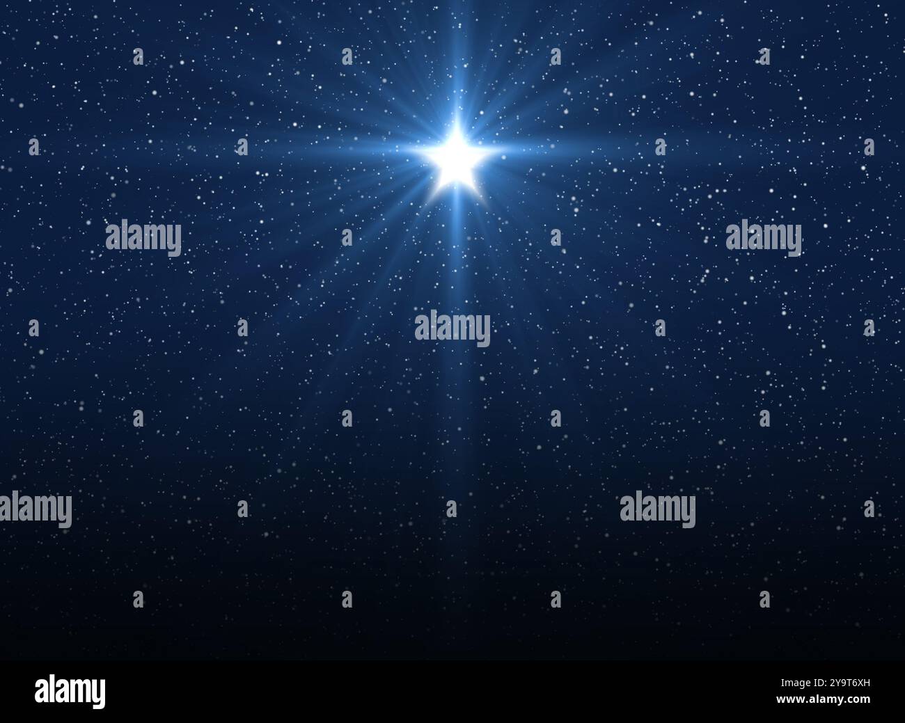 Bright Star. Christmas star of the Nativity of Bethlehem, Nativity of ...