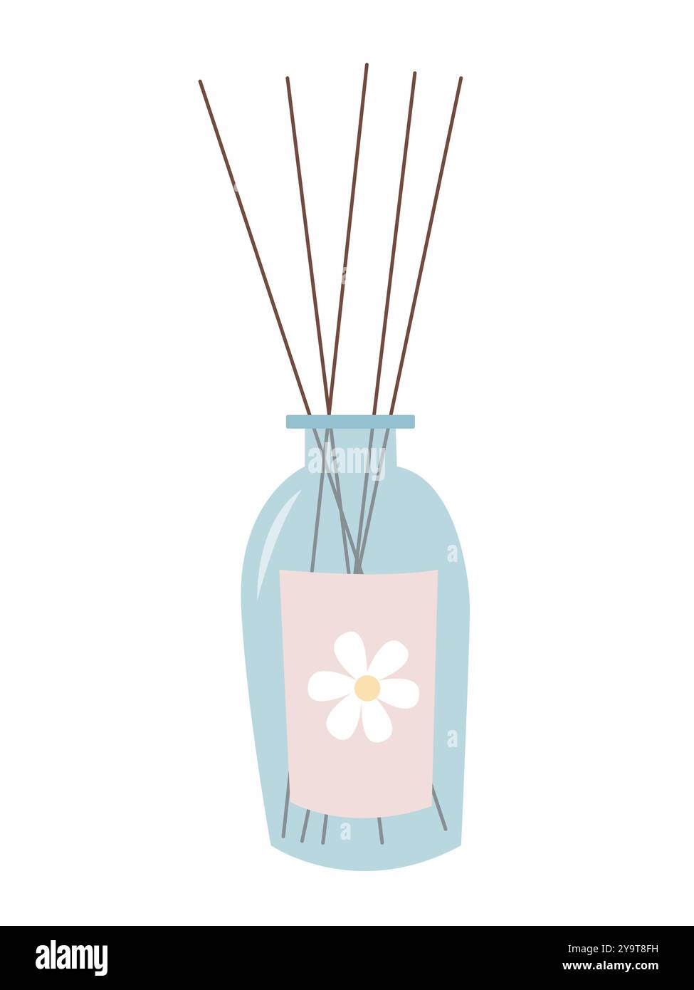 Vector aroma diffuser with bamboo sticks Stock Vector Image & Art - Alamy