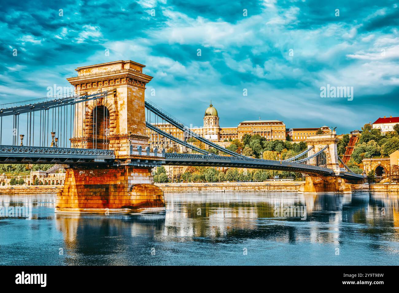 Szechenyi Chain Bridge-one of the most beautiful bridges of Budapest ...