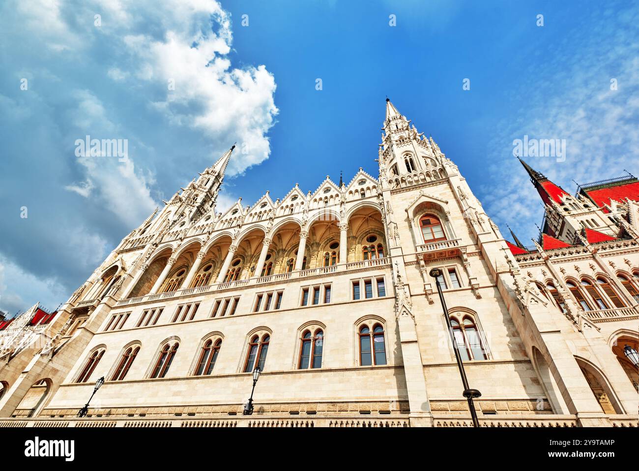 Hungarian Parliament close-up. Budapest. One of the most beautiful ...