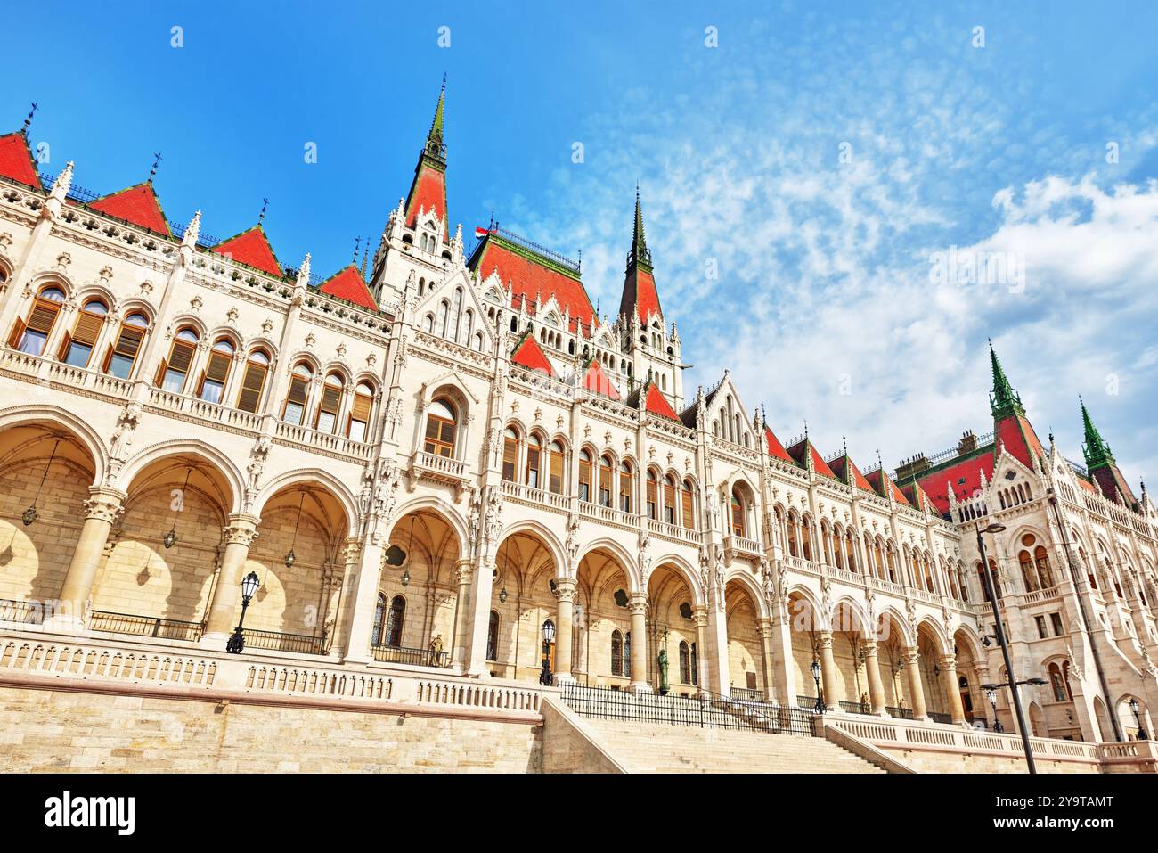 Hungarian Parliament close-up. Budapest. One of the most beautiful ...