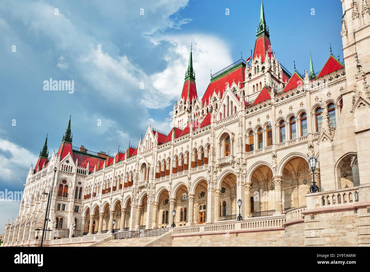 Hungarian Parliament close-up. Budapest. One of the most beautiful ...