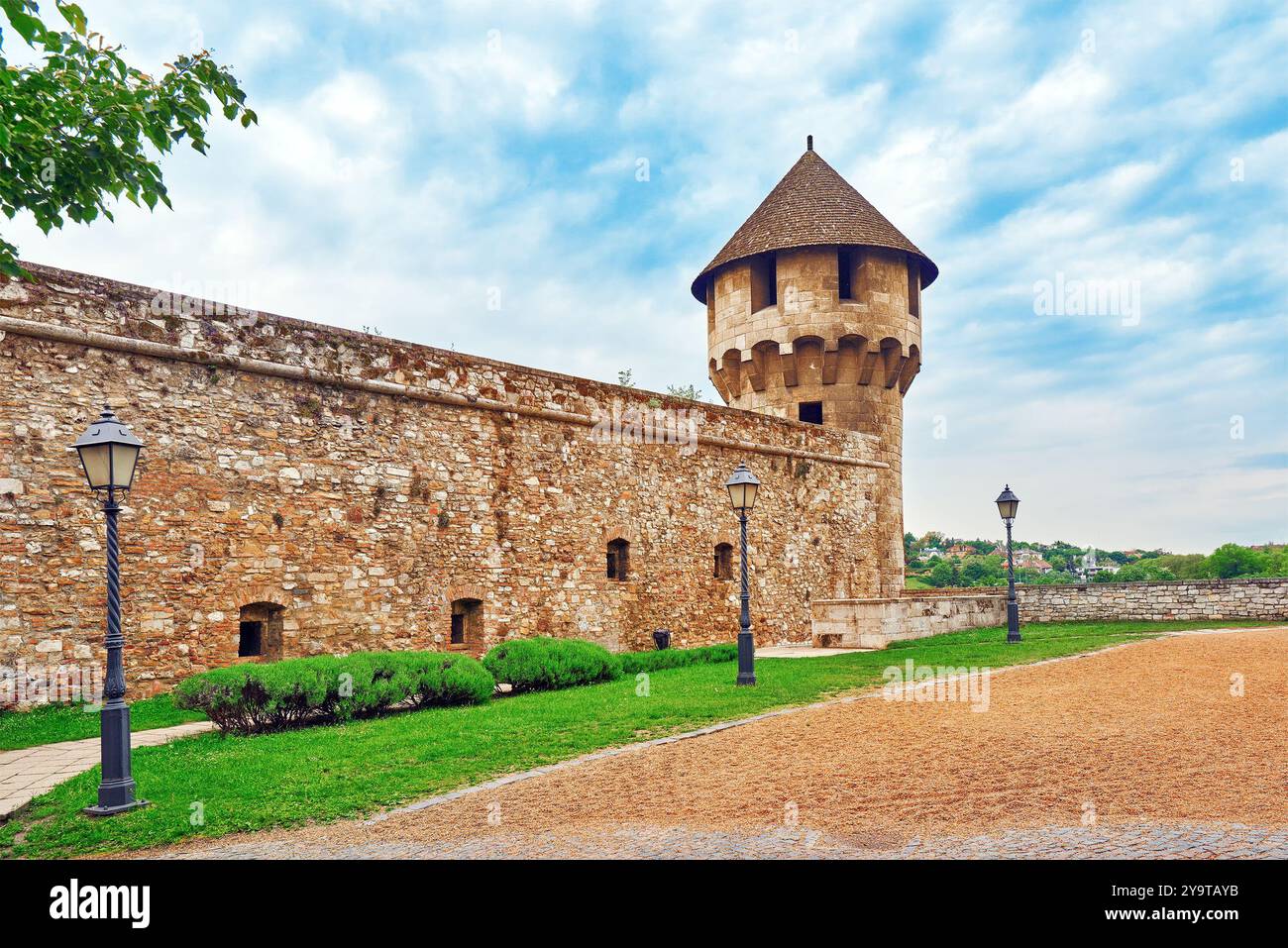 Budapest Royal Castle building at day time. Hungary Stock Photo - Alamy