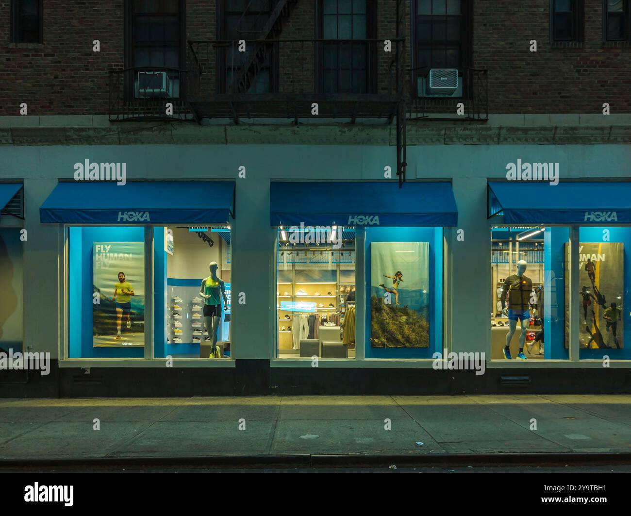 Hoka sneaker store in the Flatiron neighborhood of New York on Thursday ...